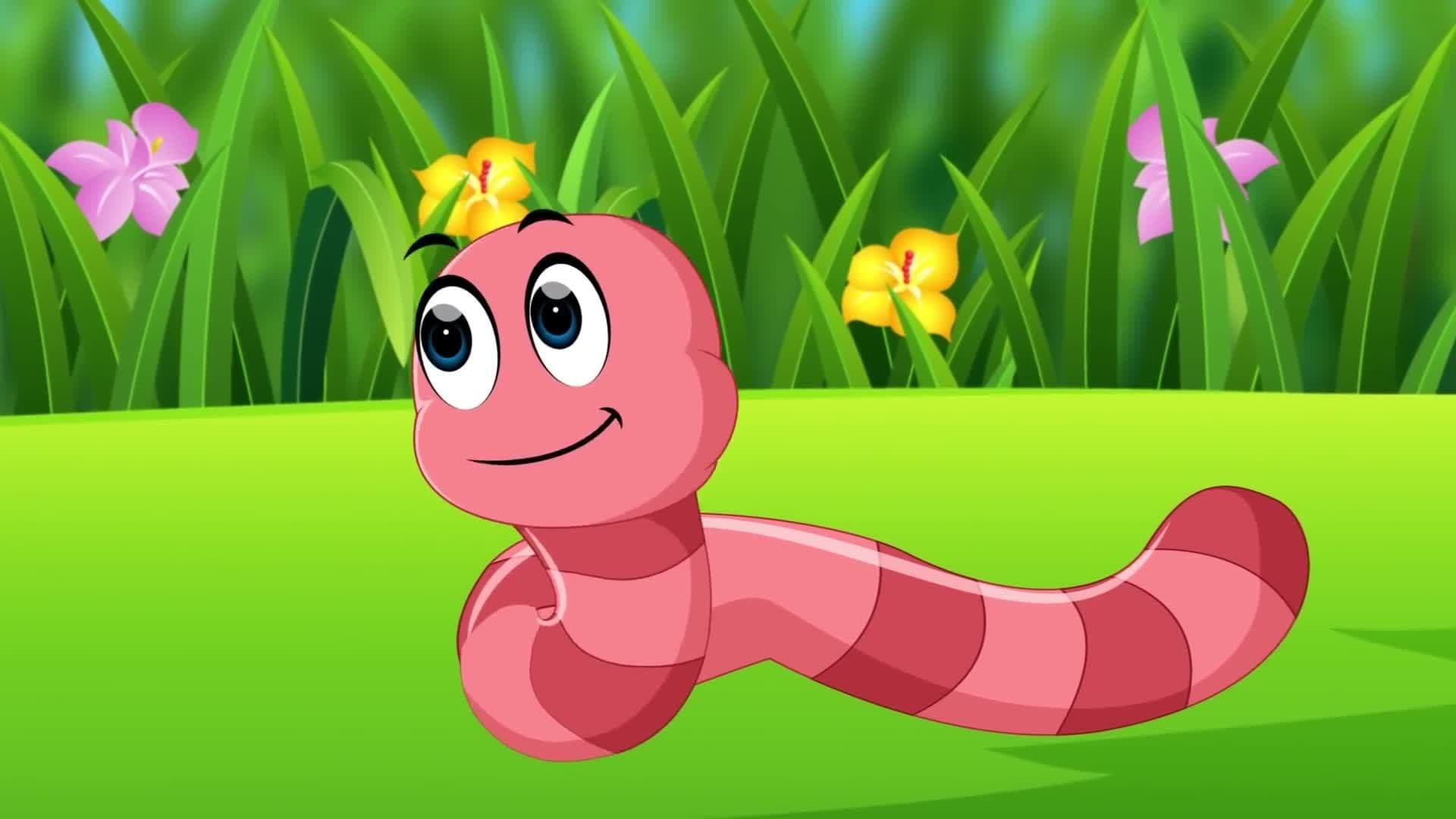 Herman the Worm - Song for Children - Kidzovo