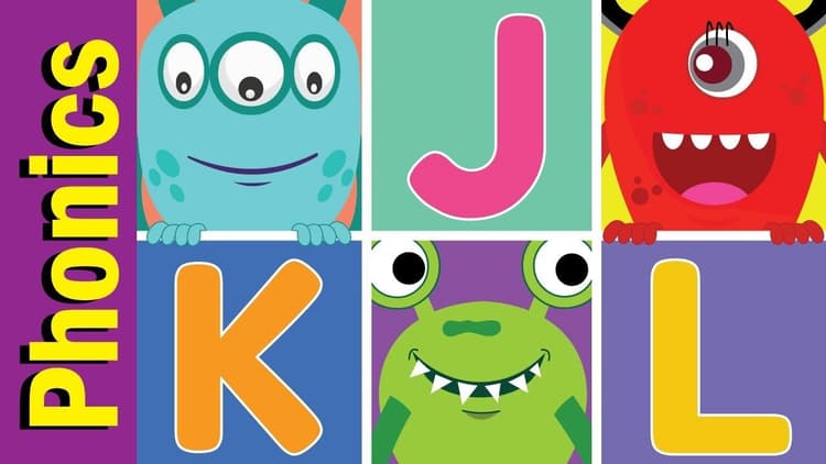J K L Phonics Alphabet Chant for Children - Kidzovo