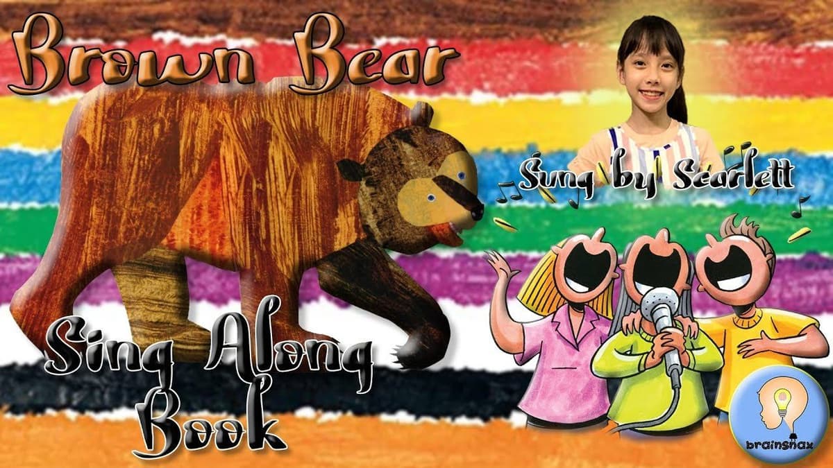 Brown Bear Sing Along Song - Kidzovo